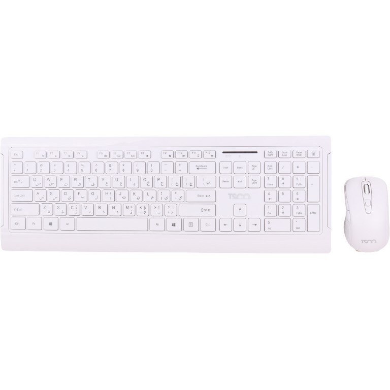 کیبورد و ماوس بی سیم تسکو مدل TSCO TKM7023W – شیراز تکنو